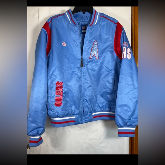 NFL | Jackets & Coats | Nfl Tennessee Titanshouston Oilers Mens Large ...